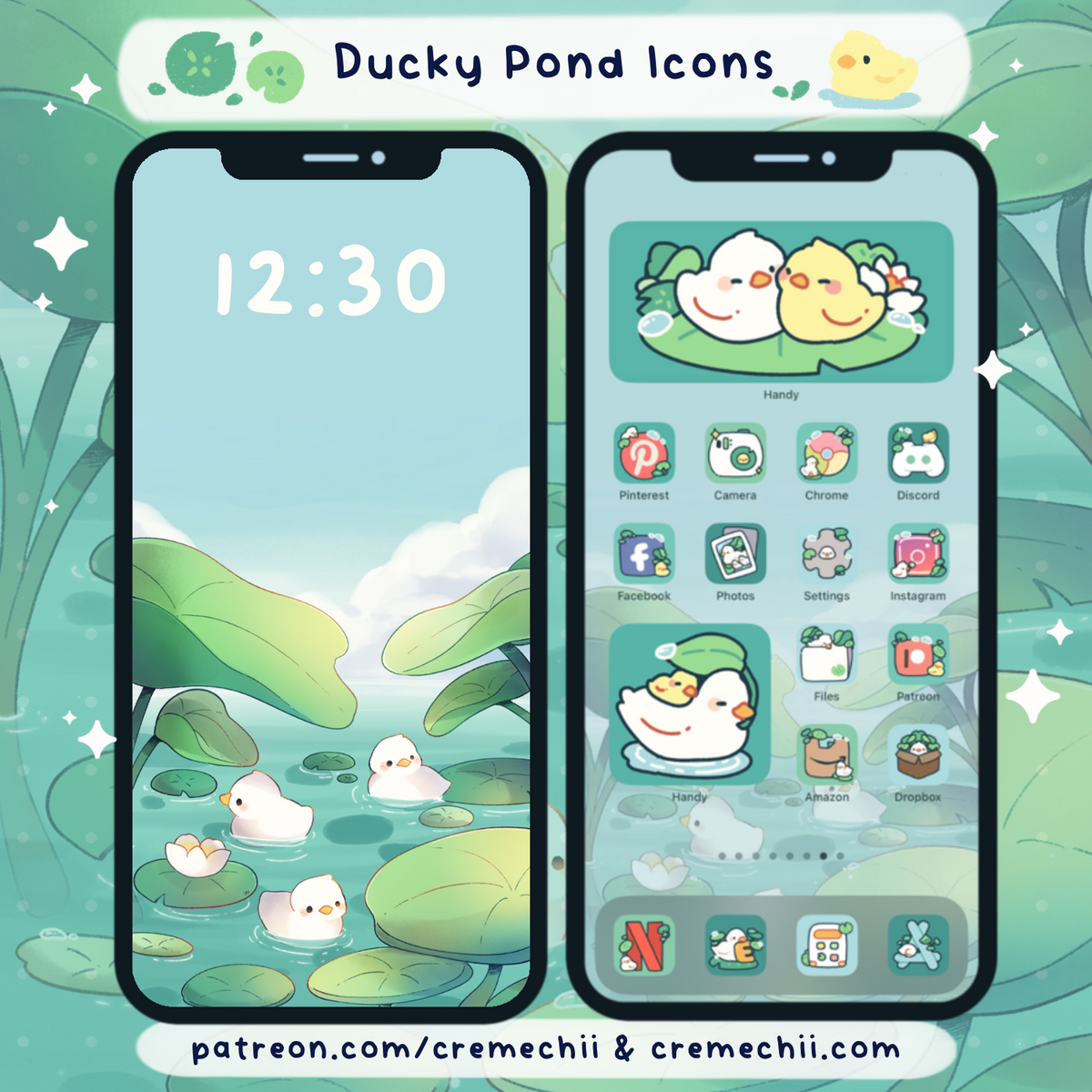 Ducky Pond Icon Set | January 2024 – Cremechii