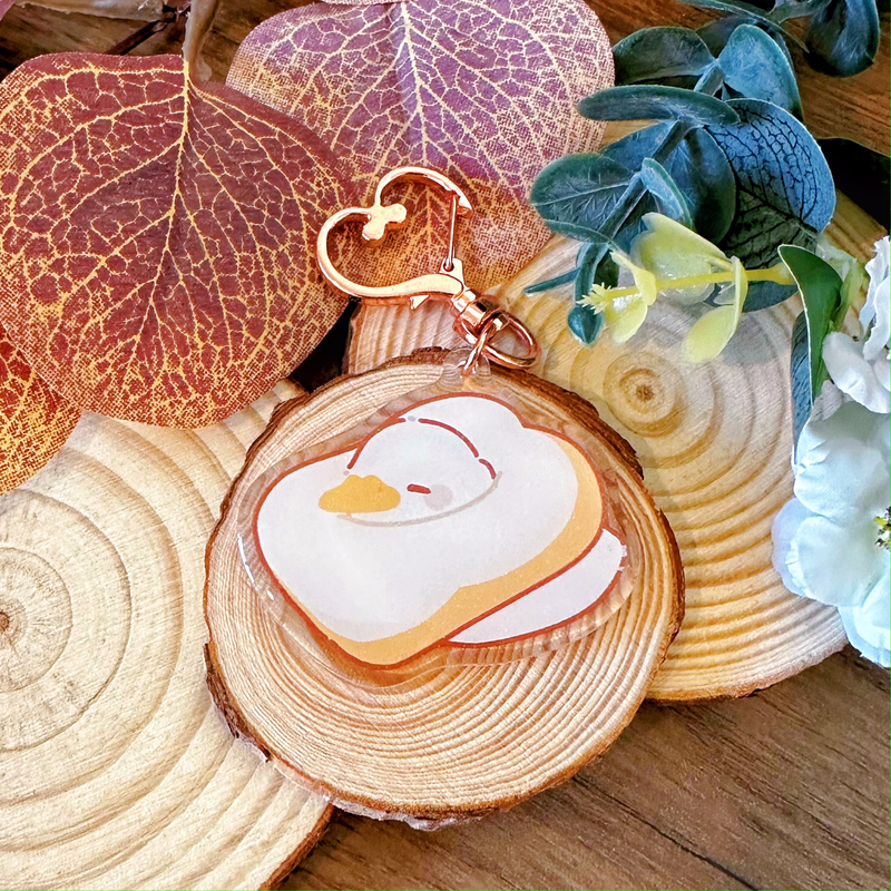 Toasty Duck | 2" Acrylic Keychain – Cremechii